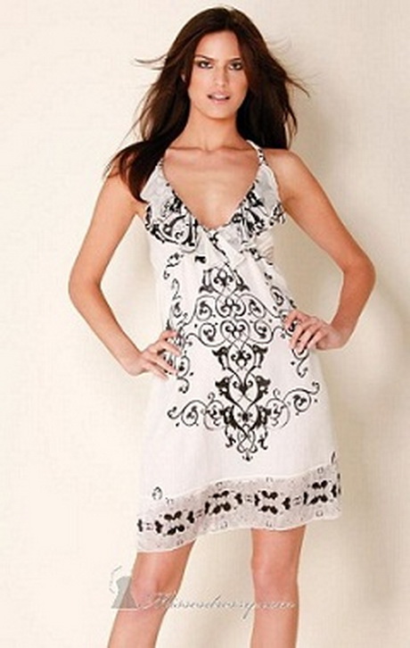 Modellen van jurken voor het strand - Mode wereld