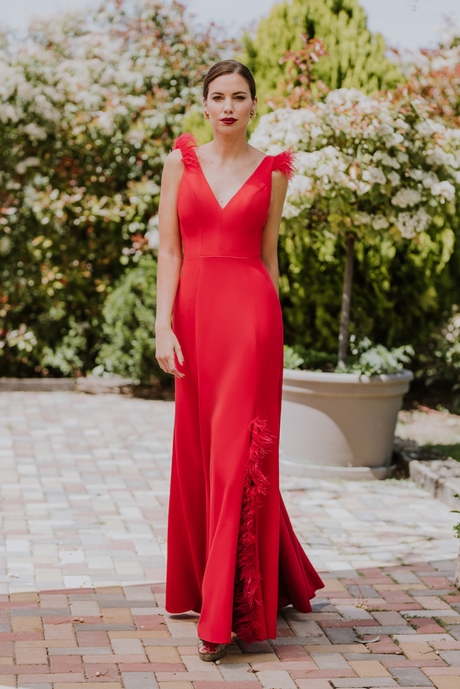 Rode jurk fiesta 2023 - Mode wereld